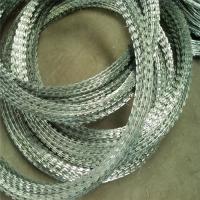 China Hot Dipped Galvanized Concertina Razor Wire BTO-22 450mm Coil Anti Climb Security Fence for sale