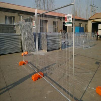 China Hot Dip Galvanized Welded Steel Temporary Fence Panels 1800-2100mm Height with 3-4mm Wire for sale