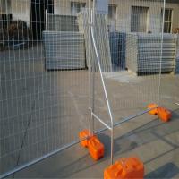 China Hot Dip Galvanized Welded Steel Temporary Fence Panels 1800-2100mm Height with 3-4mm Wire for sale