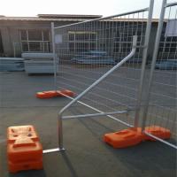 China Temporary Welded Wire Fence Panel 1800-2100mm Height with 3-4mm Wire Diameter for Construction Sites for sale
