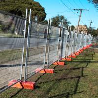 China Heavy-Duty Galvanized Welded Wire Temporary Fence Panels 1800-2100mm Height with 3-4mm Wire Diameter for sale
