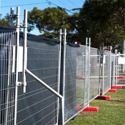 China Heavy Duty Anti-Climb Temporary Fencing Panels 1800x2400mm with 3.5mm Wire and Hot-Dip Galvanized Finish for sale