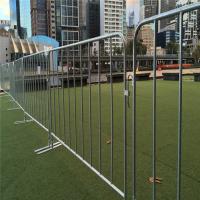 China Construction Temporary Fence Panels 1800-2100mm Height with Anti-Climb Mesh & Hot-Dip Galvanized Finish for sale