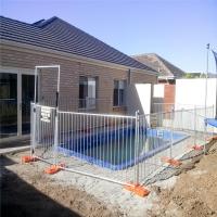China Australian Removable Swimming Pool Temporary Fence Panel 1800-2100mm Height with Anti-Climb Mesh for sale