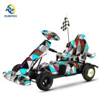 China Go Kart Pro Kids Electric Buggy 4 Wheeler Transmission draft drive MAX SPEED 18-25km/h for sale