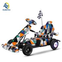 China Go Kart Pro Kids Electric Buggy 4 Wheeler Transmission draft drive MAX SPEED 18-25km/h for sale
