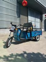 China Custom Farm 1200W Electric Tricycle Motorcycle with Front Drum Rear Drum Brake System for sale