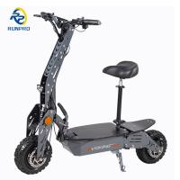 China Customized Color 2000W 48V Adult Electric Scooter with Seat and Removable 20ah Battery for sale