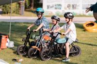 China Mini Electric Motorcycle for Kids Boys and Girls 113.9*53.5*72.3cm Vehicle Dimensions for sale