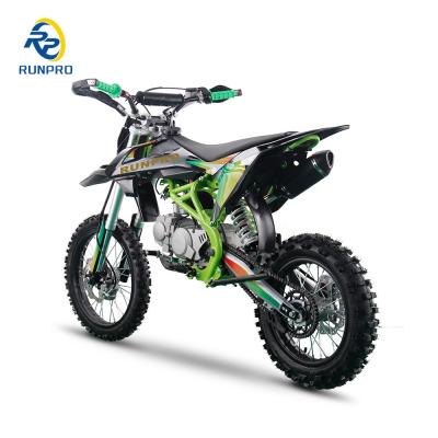 China Bike size 1750X710X1080MM Runpro Racing 125cc 140cc 17/14 Wheel Dirt Bike Motorcycle for sale