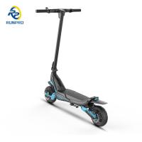 China Foldable Off Road Electric Scooter with Dual Motor 2*500W and 9 inch Tire to Unisex Riders for sale