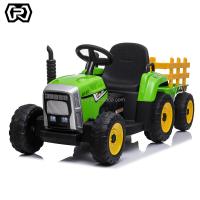 China Electric Remote Control Farm Tractor Toy 4/6 Wheels Children's Model Ride On Car for sale