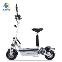 China 20km/h Max Speed Foldable 48V 500W Dual Motor 2 Wheel Electric Scooter for Adults for sale