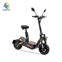 China Two-wheel Scooter 2000W 60V Brushless Motor 20AH Li-on Battery Adult Chopper Citycoco for sale
