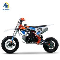 China 110cc 125CC 4 Stroke Manual Kids Racing Pit Dirt Bike with 14/12 Steel Rim Wheels Tires for sale