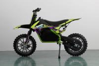 China Front Brake Drilled Disc Brakes 36V Mini Electric Moto Cross 800W Dirt Bike for Kids for sale