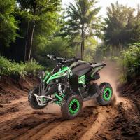 China Wheels Size R 14*5.00-6 49CC AUTOMATIC Mini Electric start ATV Quad Bike with CE Approved for sale