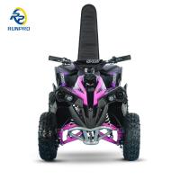 China Front drum Rear disc Brake System Electric Kids ATV Quad Bike with Brushless Shaft Motor for sale