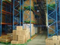 China Pallet Weight 2200 LBS X Two Pallets Per Level Selective Pallet Racks In  Bulk Rack Warehouse for sale