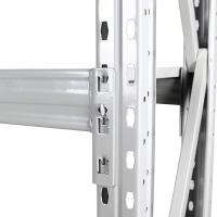 China Teardrop Multi Layer 82FT/2.5M Industrial Metal Shelving In Warehouse Storage Solution for sale