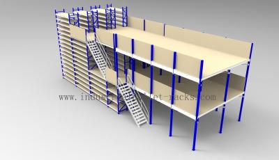China Steel Mezzanine Floor for Small & Medium Warehouses | Flexible and Scalable Storage Expansion Solution for sale