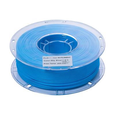 China 3D printer filament factory sells PLA+ 1.75mm filament 1kg/3D printer plastic roll neat spool for printing soft material for sale