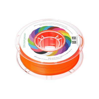 China 3D Printer Filament Factory Direct Sale Petg Filament Orange 3D Filament With High Hardness for sale