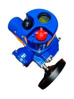 China 5000N.M Quarter Turn Electric Actuator Intelligent Explosion Proof for sale