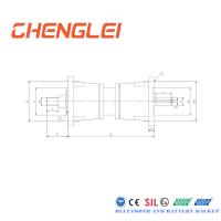 China IP65/IP67/IP68 Electric Valve Actuator with Max Thrust 10000N and Standard Stroke 80mm for Stop Valve for sale