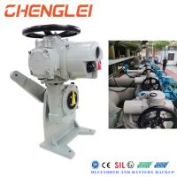 China Multi-Flange Bluetooth Connection CE Certified Quarter Turn Electric Valve Actuator for Knife Gate Valve for sale