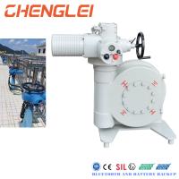 China Aluminum Alloy 1/4 Turn Electric Valve Actuator with Manual Override for Dampers and Valves for sale
