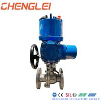 China Chenglei Q300 3000N.m S2 Partial Turn Aluminum Alloy CE Certified Electric Part Turn Actuator for sale