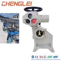 China 110V/220V AC Low Torque Haptic Manual Modulating Electric Valve Actuator with Flange Connection for sale