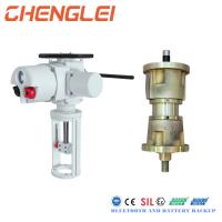 China Multi-Flange Quarter Turn Electric Valve Actuator with Standard Stroke 80mm for Knife Gate Valve for sale