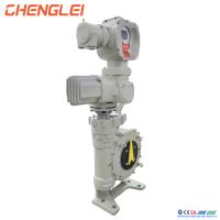 China Chenglei DQ Series 80000N.m Torque Adjustable Speed Intelligent On-Off Electric Valve Actuator with Gear Box for sale