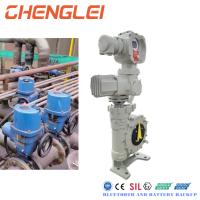 China Proportional Solenoid Electric Actuator with Worm Gear Box and Aluminum Alloy Construction for sale