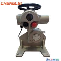 China ATEX 24V DC 1/4 Turn on-off Modbus Electric Valve Actuator with Worm Reduction Box for sale