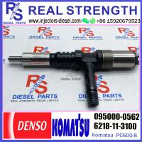 China PC600-8 Komatsu Fuel Injectors SAA6D140E 6218-11-3101 6218-11-3110 6218-11-3100 for sale
