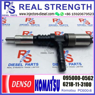 China PC600-8 Komatsu Fuel Injectors SAA6D140E 6218-11-3101 6218-11-3110 6218-11-3100 for sale