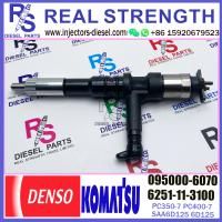 China Common Rail Diesel Engine Fuel System 6251-11-3100 095000-6070 For PC350-7 PC400-7 for sale