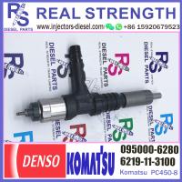 China Diesel Fuel Injector 095000-6280 for KOMATSU SAA12VD140E-3C Engine 6219-11-3100 for sale