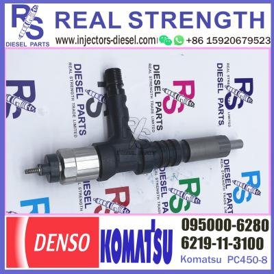China Diesel Fuel Injector 095000-6280 for KOMATSU SAA12VD140E-3C Engine 6219-11-3100 for sale