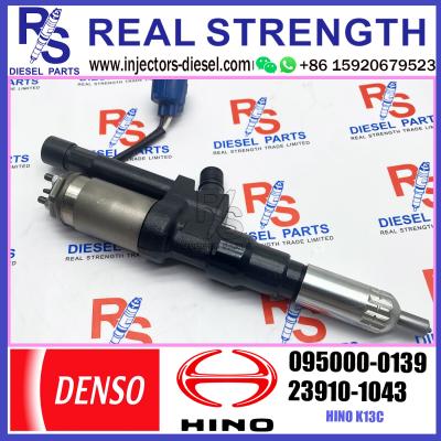 China Diesel Fuel Injector Common Rail 095000-0139 095000-0130 For HINO 23910-1043 23910-1040 23910-1041 for sale