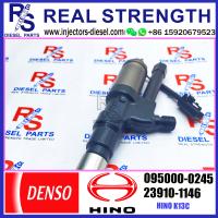 China Diesel Fuel Injector 095000-0240 095000-0241 095000-0242 095000-0245 for HINO K13C Engine 23910-1145 S2391-01146 for sale
