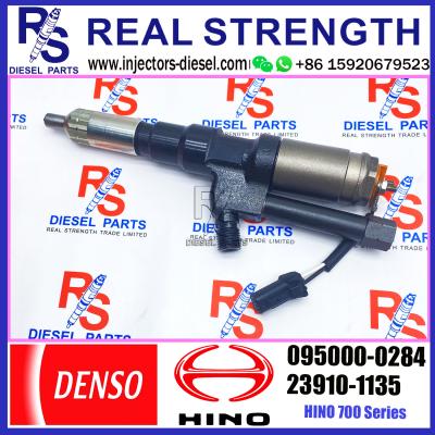 China Diesel Fuel Common Rail Injector 095000-0280 095000-0281 095000-0283 095000-0284 For HINO 700 Series 29310-1135 for sale