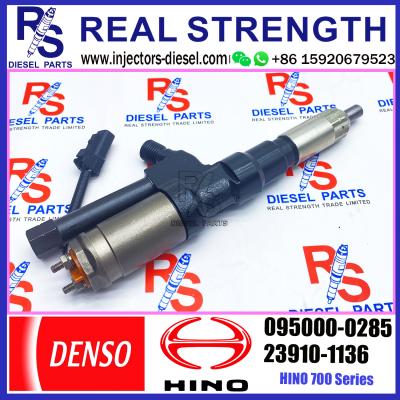 China Diesel Engine Fuel Injector 095000-0285 Common Rail Fuel Injector 23910-1136 S2391-01136 For HINO for sale