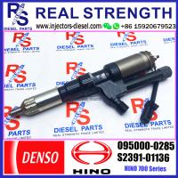 China Common Rail Fuel Injector 095000-0284 095000-0285 9709500-028 For Hino F17D 23910-1135 23910-1136  S2391-01136 for sale