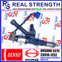 China common rail injector 095000-5212 for HINO P11C 23910-1252 for sale