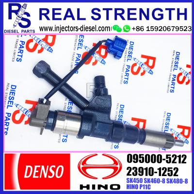 China common rail injector 095000-5212 for HINO P11C 23910-1252 for sale