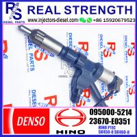 China Excavator Spare Part 23670-E0351 Fuel Injector 095000-5215 SK460-8 P11C KOBELCO 095000-5213 095000-5214 for sale